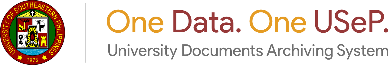 University Documents Archiving System | One Data. One USeP.